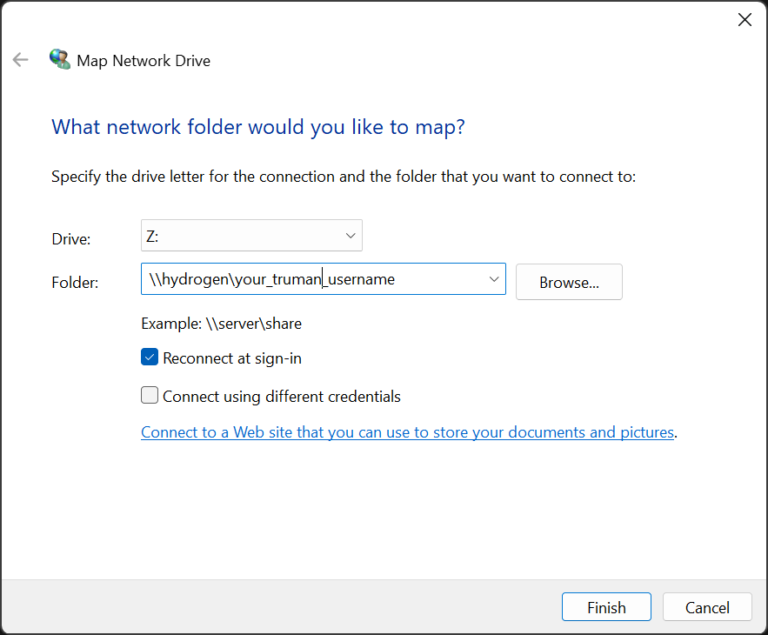 Network Drive Connection: Windows 11 – Information Technology Services